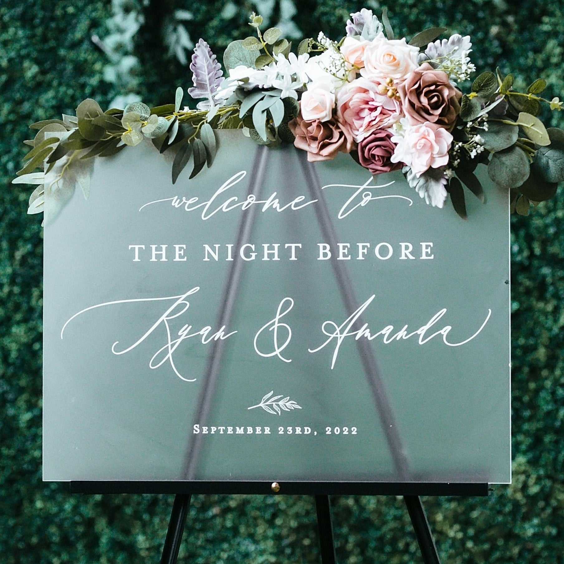 The night before wedding sign 60 photos - Vianawedding.com